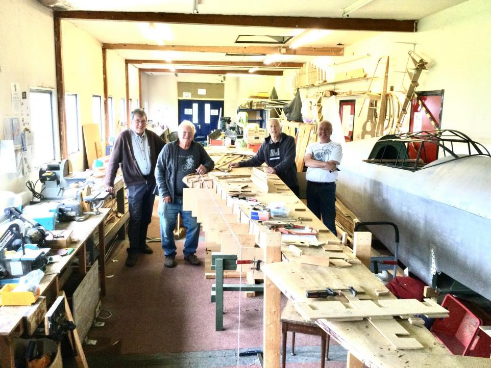 The iconic 1930s plane being restored to its former glory in Derbyshire ...