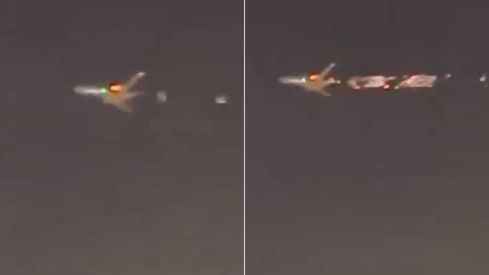 Atlas Air Boeing 747-8 catches fire mid-air, dramatic video shows ...